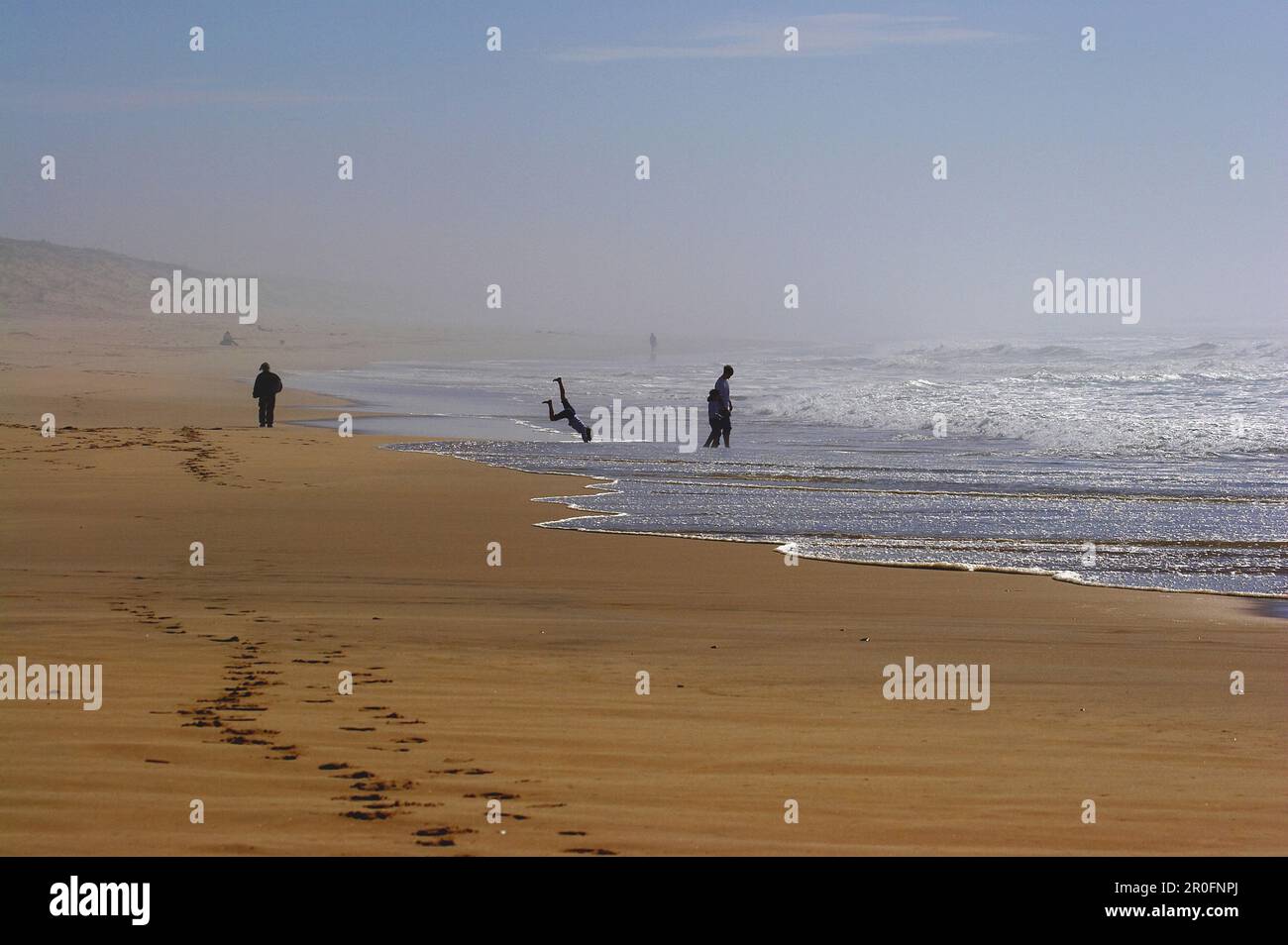 At the beach of le Porge-Océan, dept Gironde, France Stock Photo - Alamy