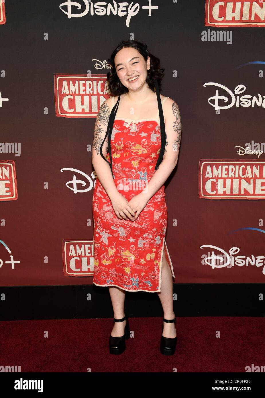 Maia attends the premiere of the Disney+ original series "American Born ...