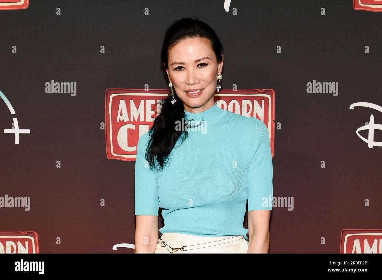 Wendi Deng Murdoch attends the premiere of the Disney+ original series ...