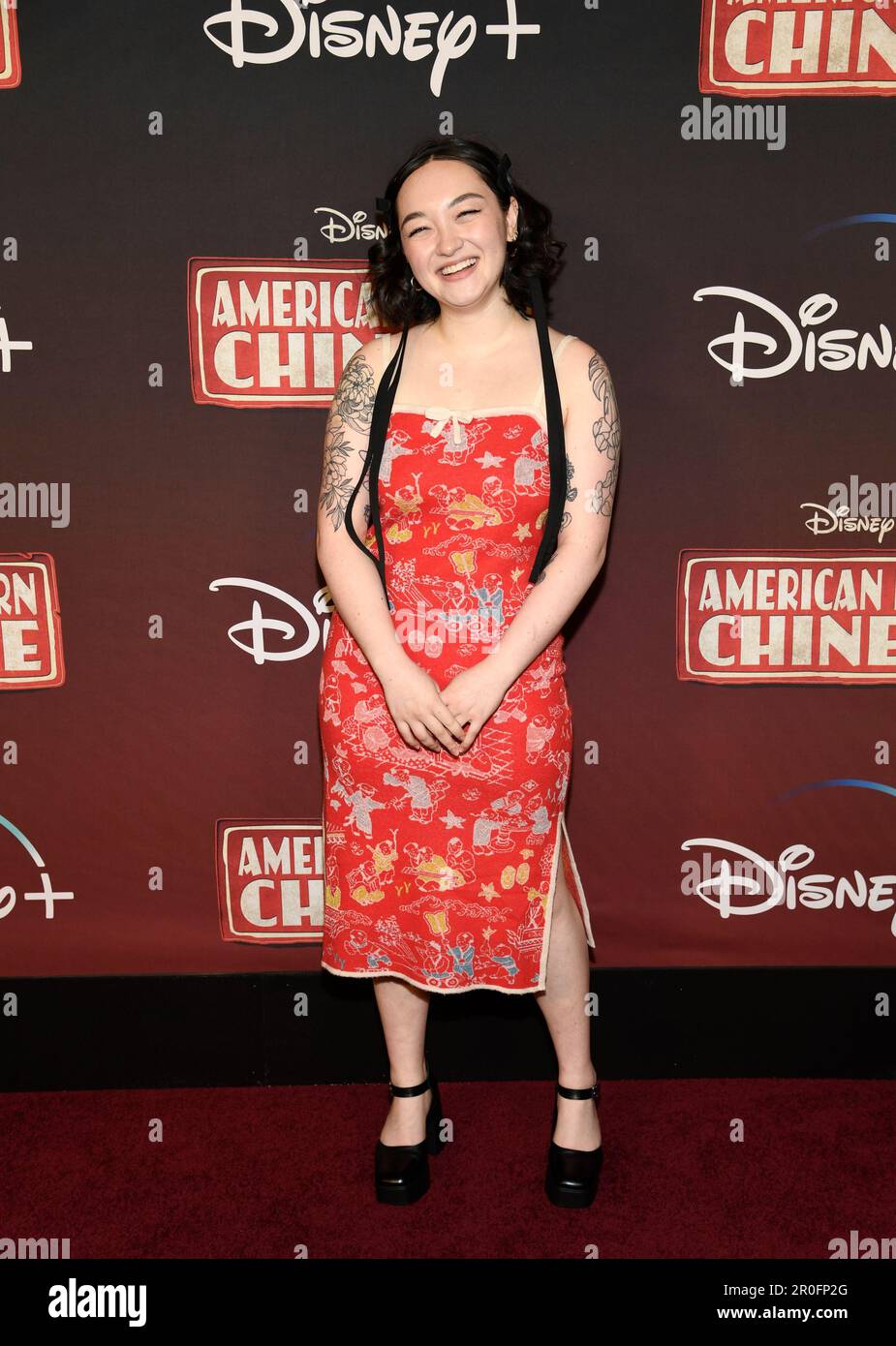 Maia attends the premiere of the Disney+ original series "American Born ...