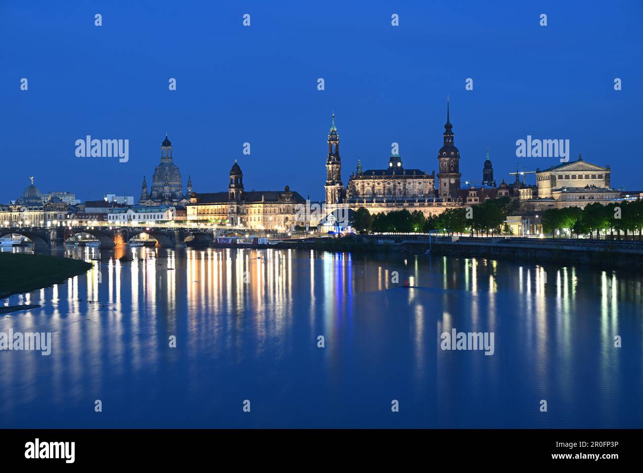 Dresden, Germany. 08th May, 2023. The historical old town scenery at ...