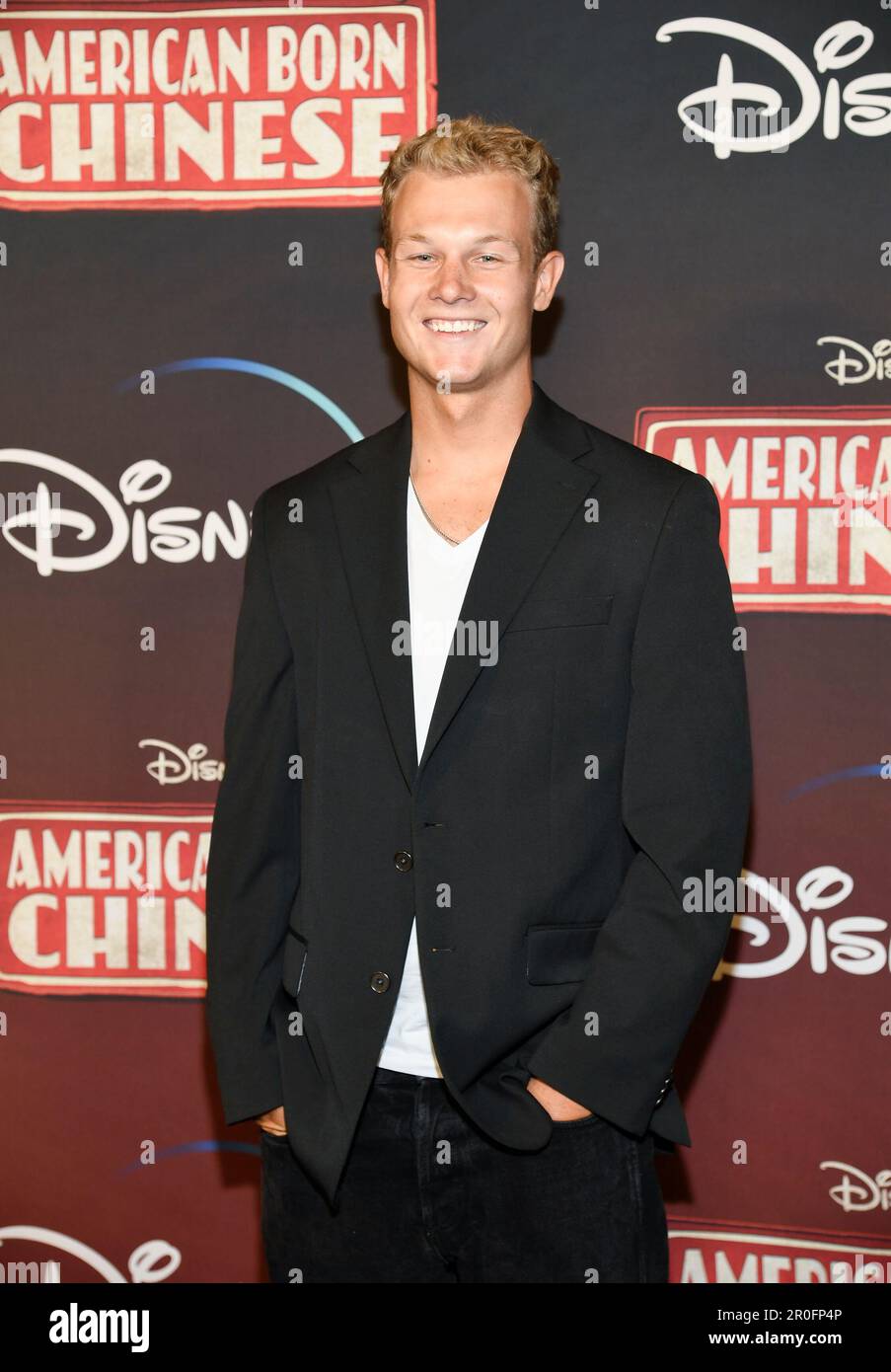Ethan Rich attends the premiere of the Disney+ original series ...