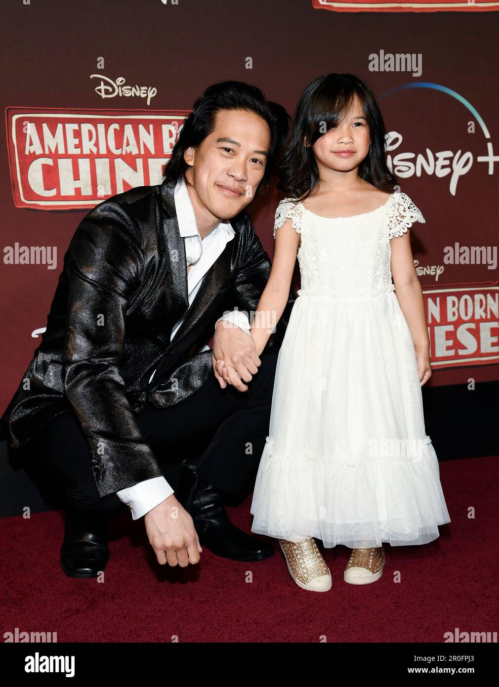 Leonard Wu and daughter attend the premiere of the Disney+ original ...
