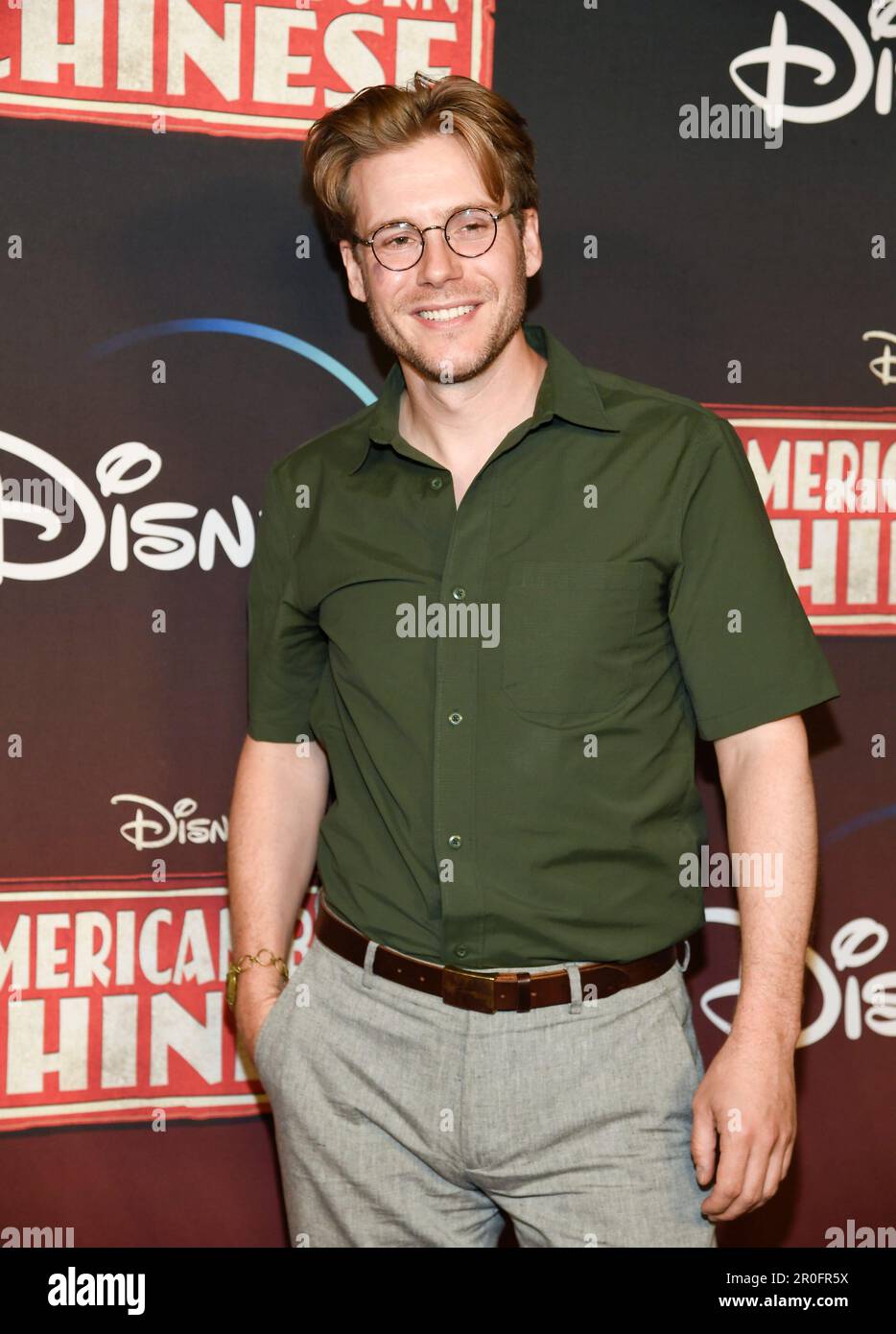 Zach Booth attends the premiere of the Disney+ original series ...