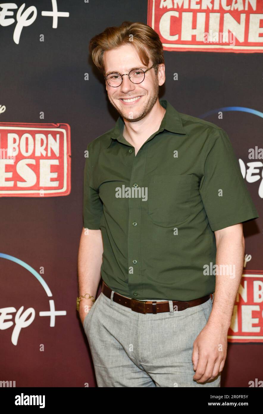 Zach Booth attends the premiere of the Disney+ original series ...