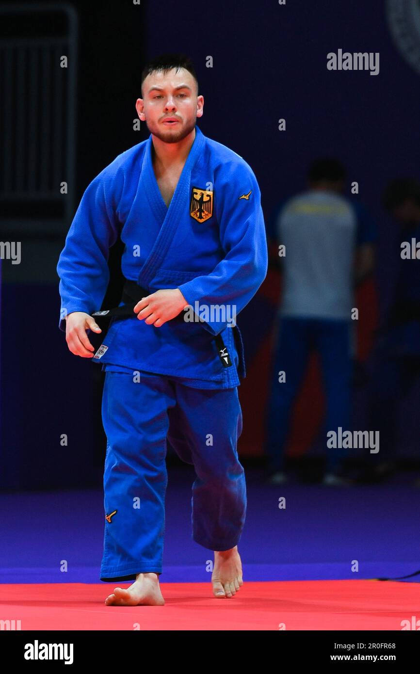Doha, Qatar, 7 May 2023. Maximilian Standke of Germany reacts in the ...