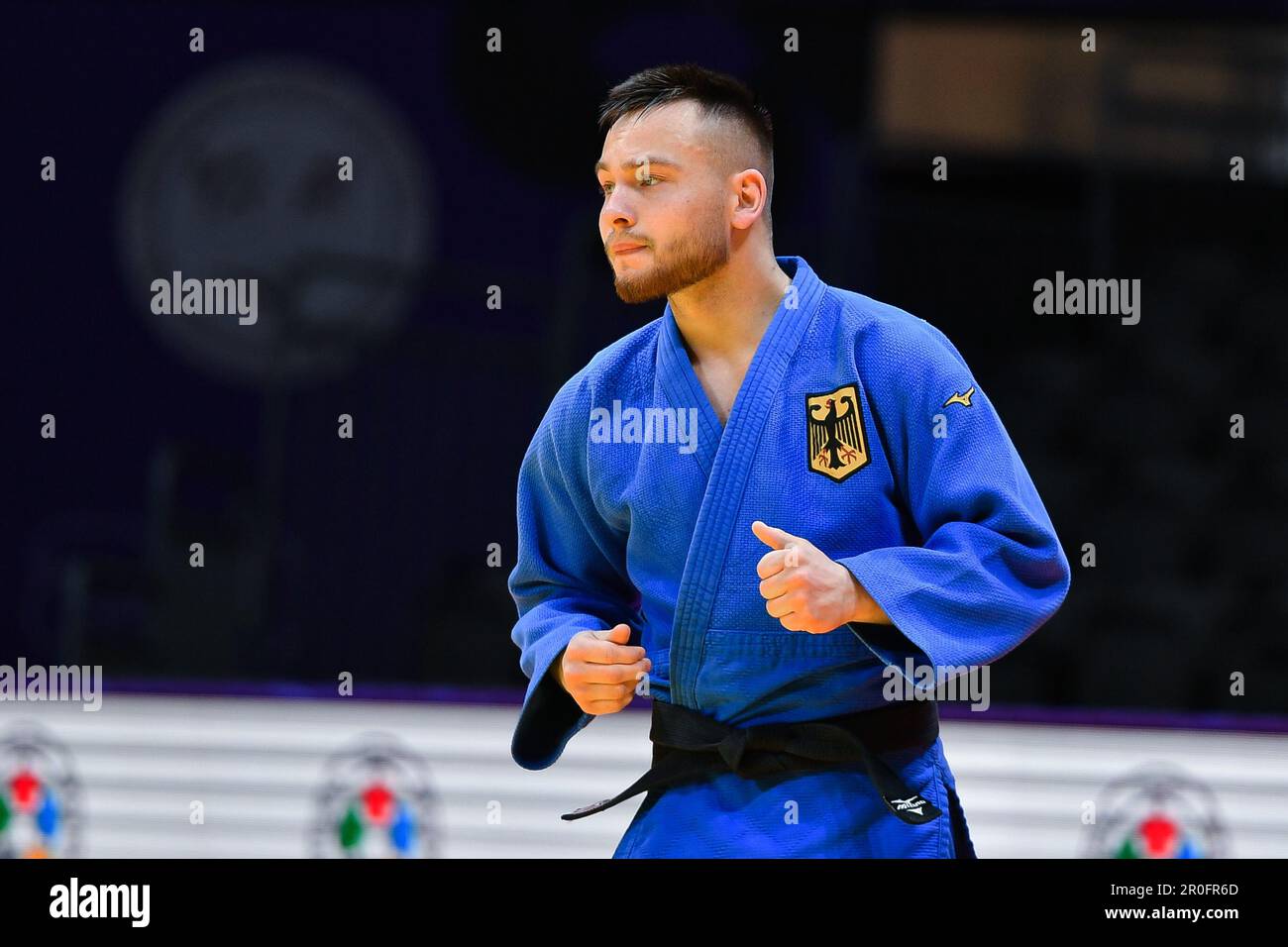 Doha, Qatar, 7 May 2023. Maximilian Standke of Germany reacts in the ...