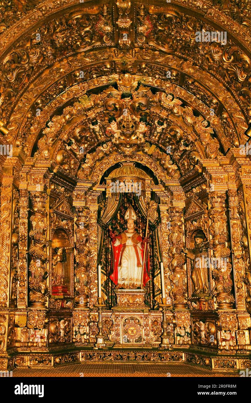 Portugal Algarve Faro old town center kathedral Largo da Se interieur ...