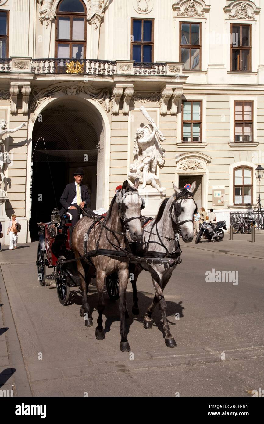 Vienna hofburg fiaker hi-res stock photography and images - Alamy