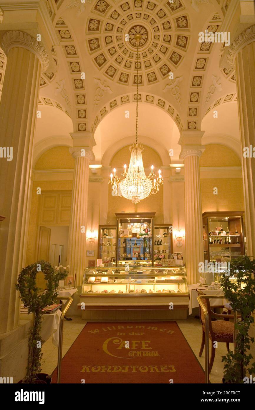 Vienna Austria Cafe Central Stock Photo - Alamy