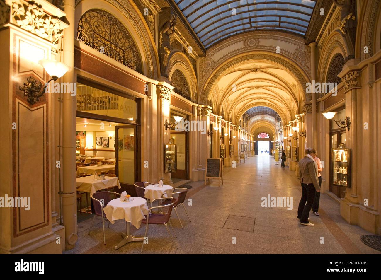 Vienna Palais Ferstel shopping gallery Stock Photo - Alamy