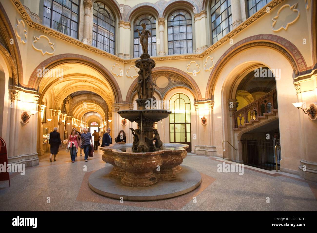 Vienna Palais Ferstel shopping gallery Stock Photo - Alamy