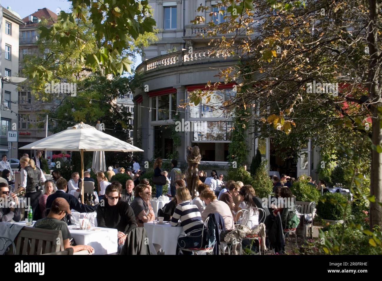 Switzerland, Zurich, Zuerich, Cafe Terasse, people Stock Photo - Alamy
