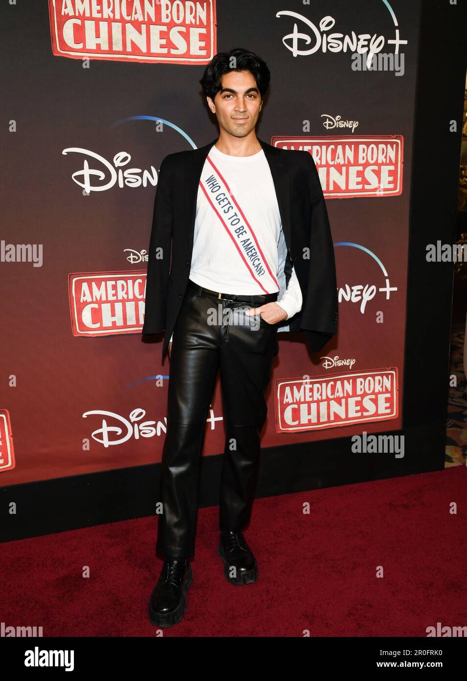 Saad Amer attends the premiere of the Disney+ original series "American ...