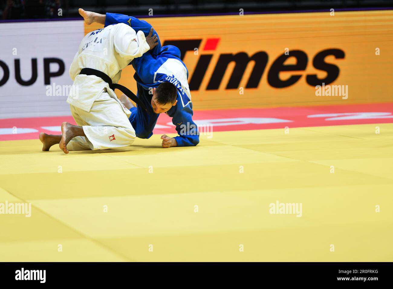 Doha, Qatar, 7 May 2023. Maximilian Standke of Germany competes against ...