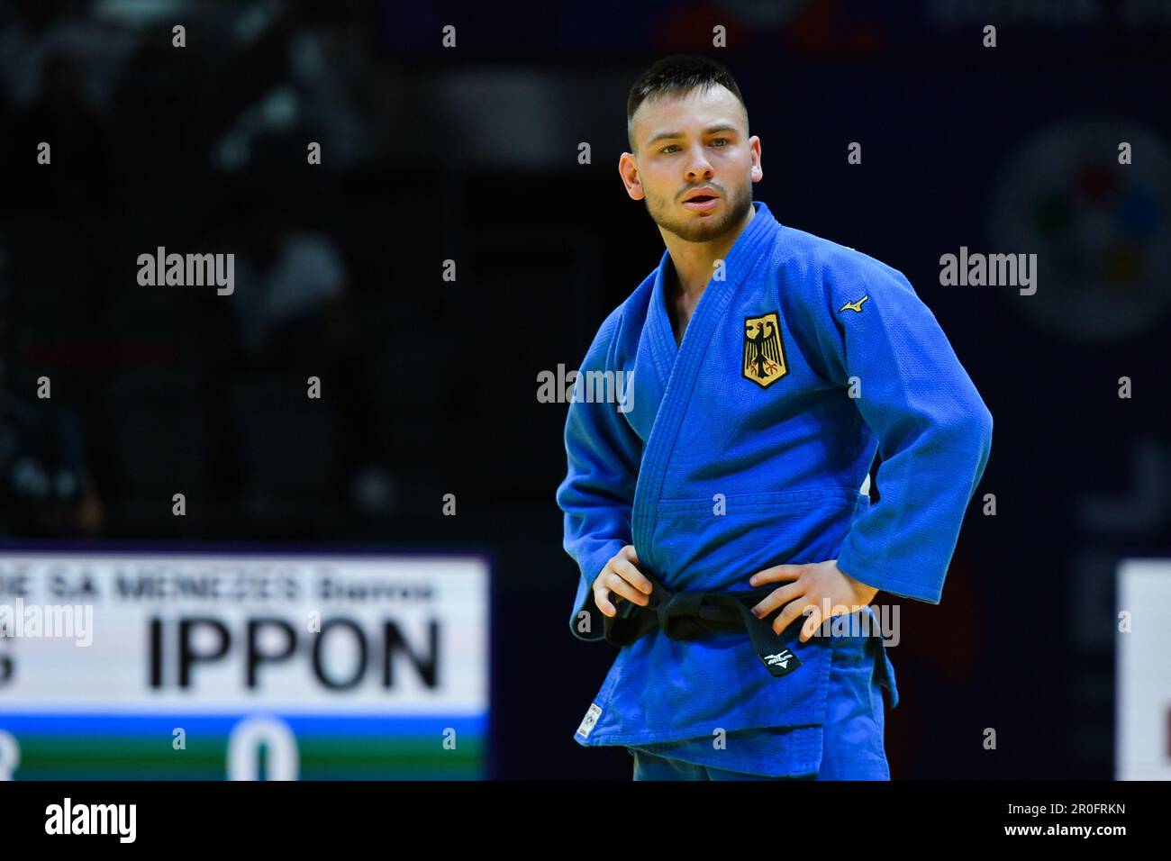 Doha, Qatar, 7 May 2023. Maximilian Standke of Germany reacts in the ...