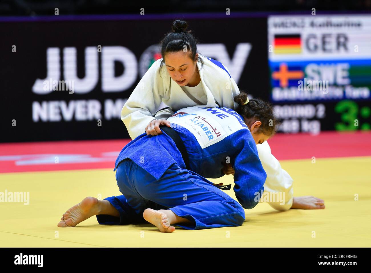 Doha, Qatar, 7 May 2023. Menza Katharina of Germany competes against ...