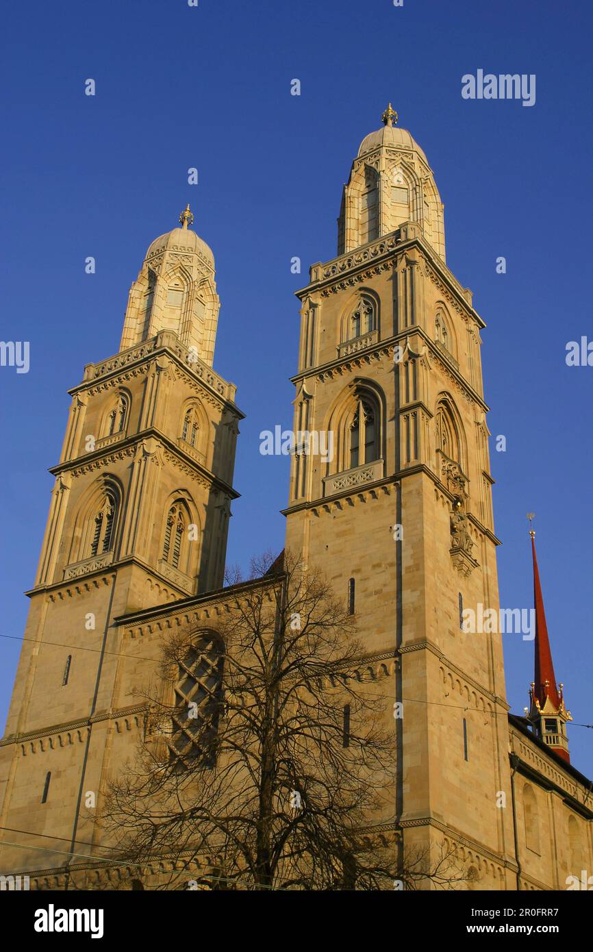 Switzerland Zuerich,Grossmuenster, kathedral Stock Photo - Alamy