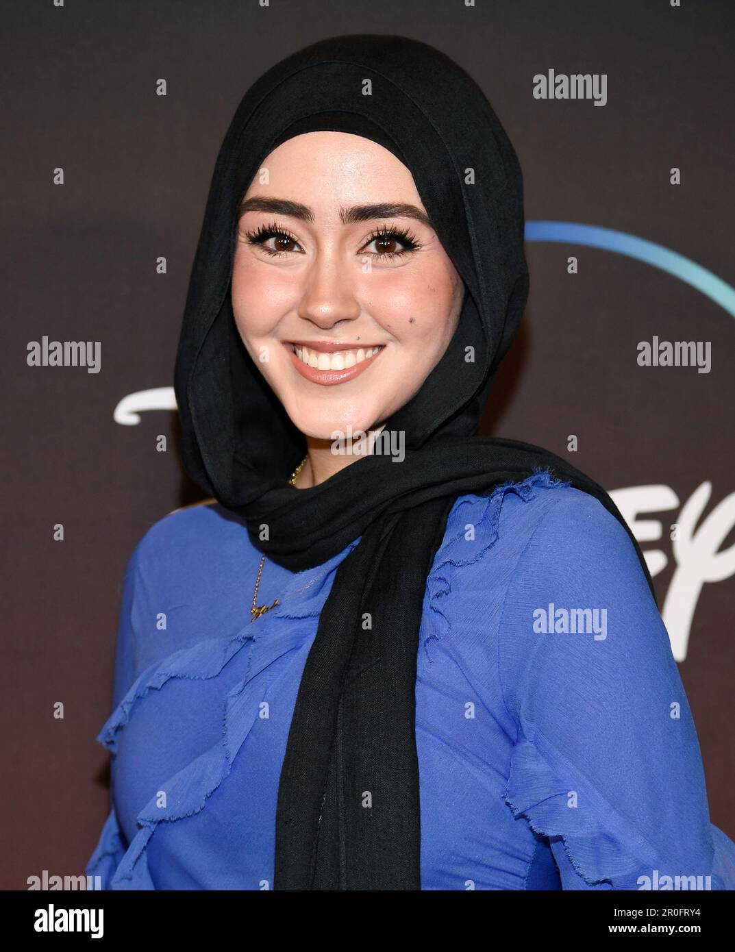 Zahra attends the premiere of the Disney+ original series "American ...