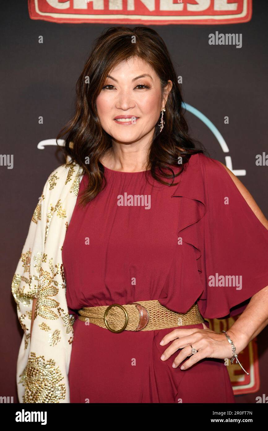 Juju Chang attends the premiere of the Disney+ original series ...