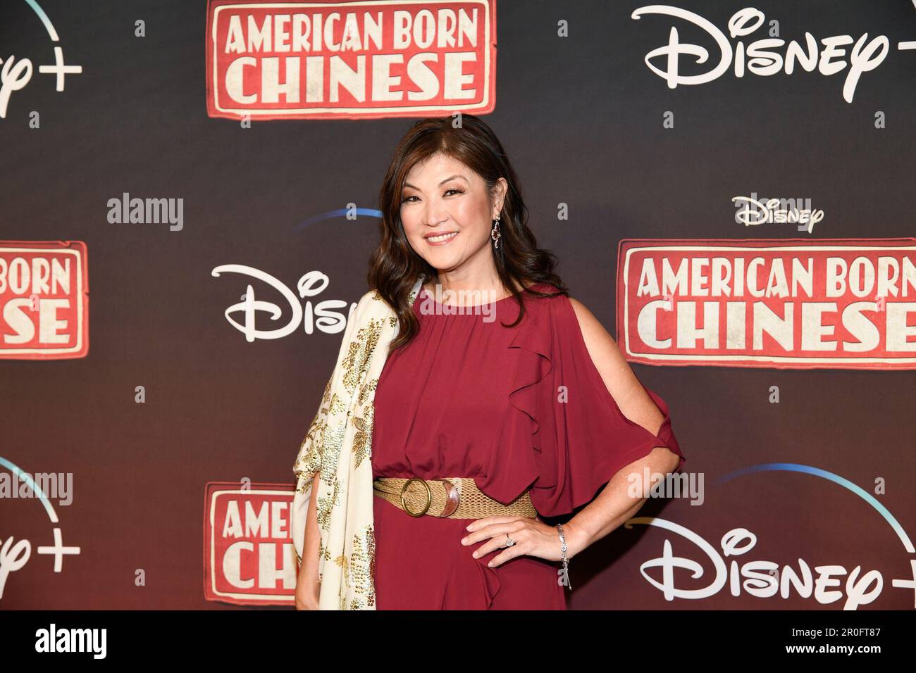 Juju Chang attends the premiere of the Disney+ original series ...