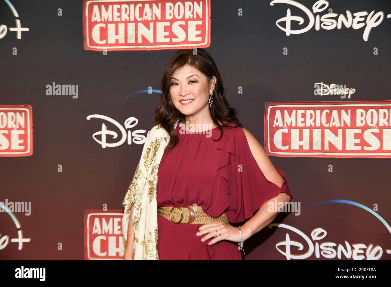 Juju Chang attends the premiere of the Disney+ original series ...