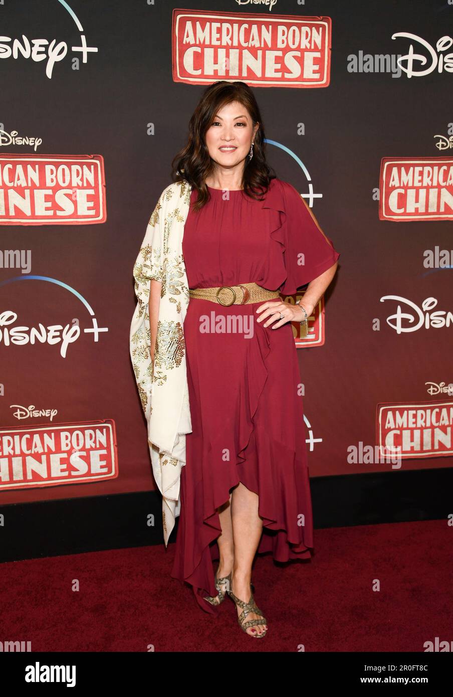 Juju Chang attends the premiere of the Disney+ original series ...