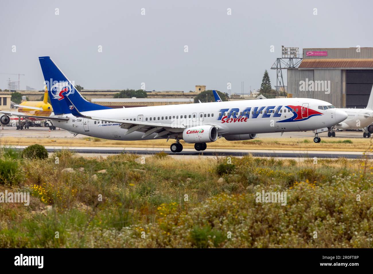 Travel Service Boeing 737-9GJ-ER (REG: OK-TSM) operating Air Malta ...