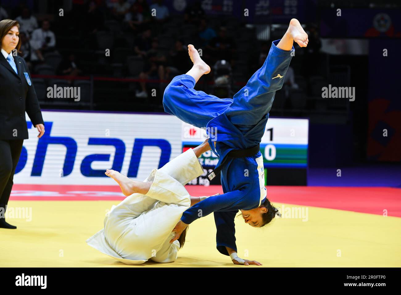 Doha, Qatar, 7 May 2023. Natsumi Tsunoda of Japan competes against ...