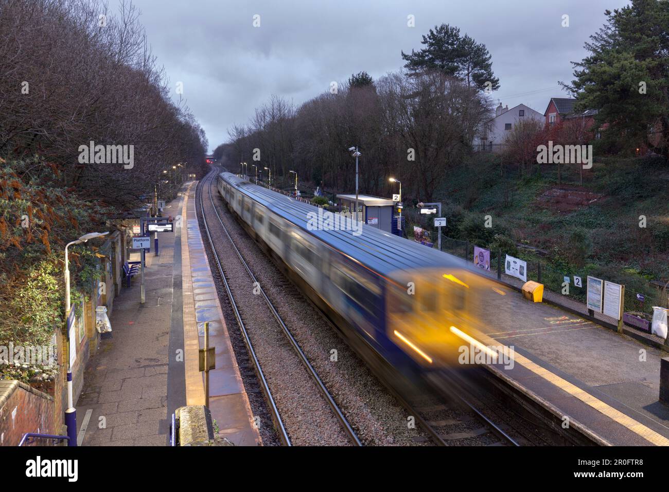Northern Rail class 769 bi mode flex train 769442 departing from ...