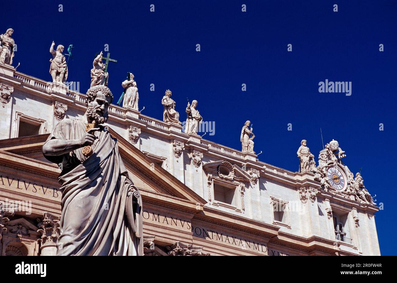 St Peters Basilica, Italy, Rom, Vatikanstadt Stock Photo - Alamy