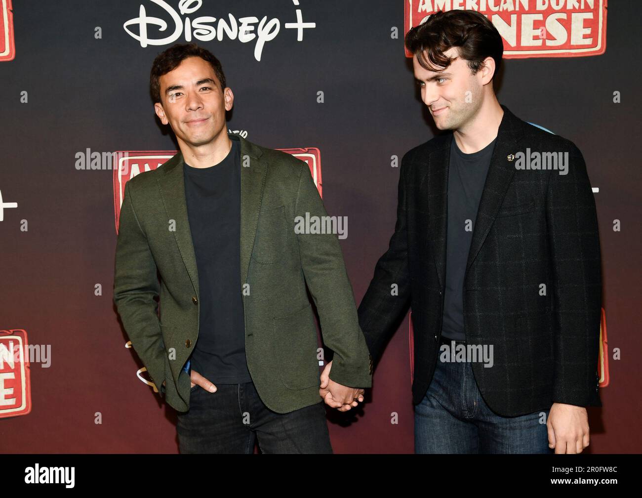 Conrad Ricamora, left, and Peter Jensen attend the premiere of the ...