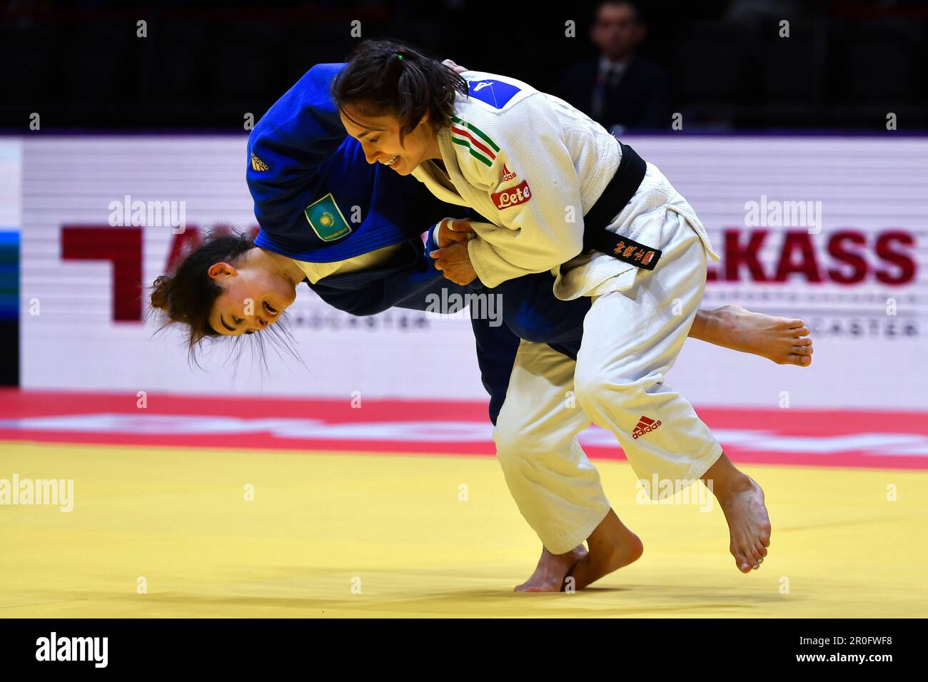 Doha, Qatar, 7 May 2023. Assunta Scutto of Italy competes against Abiba ...