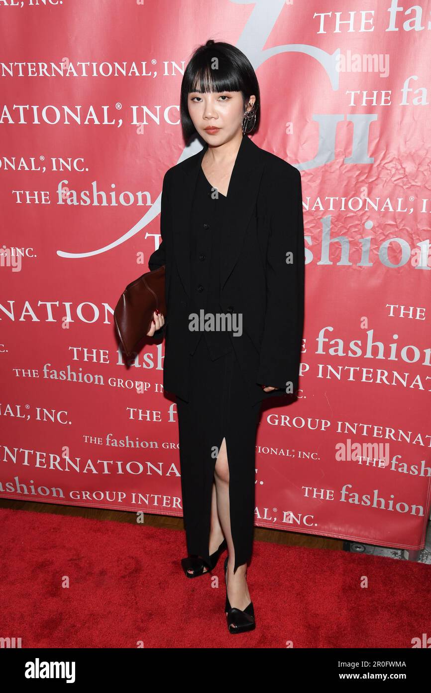 New York, USA. 08th May, 2023. Yiren Zhou walking the red carpet at ...