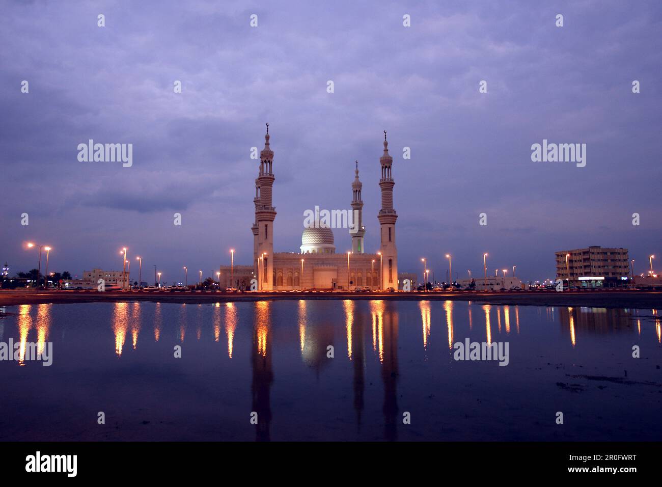 Mosque in Ras Al Khaimah, RAK, United Arab Emirates, UAE Stock Photo ...