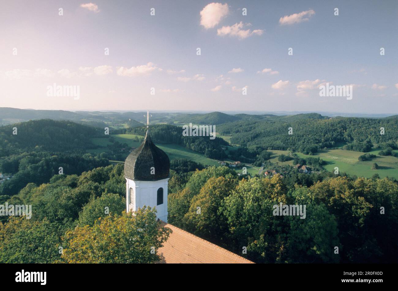Church of the Falkenstein castle, Falkenstein, Bavaria, Germany Stock ...