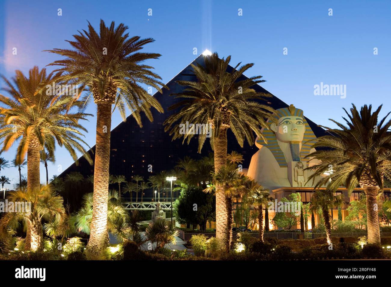Las vegas luxor pyramid palm trees hi-res stock photography and images ...