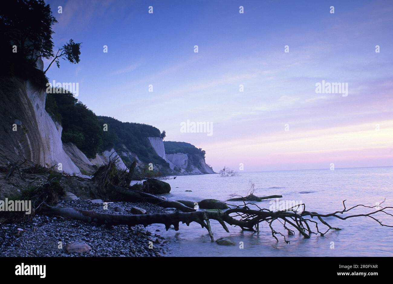 Chalk cliffs, Jasmund National Park, Rugen island, Mecklenburg-Western ...