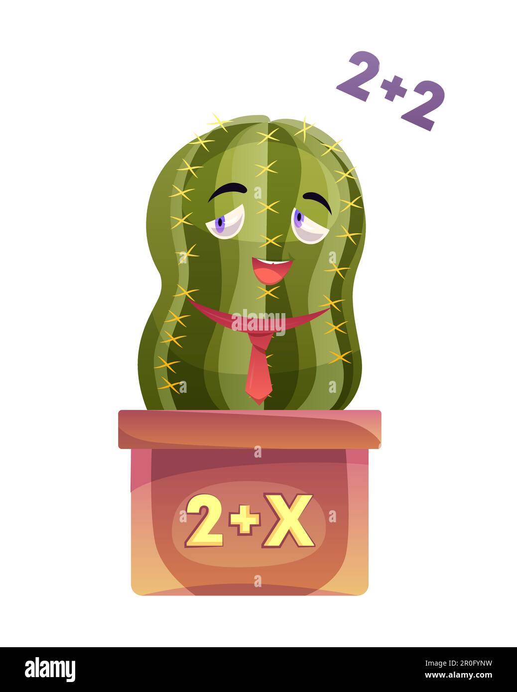 Funny cactus icon Stock Vector Image & Art - Alamy