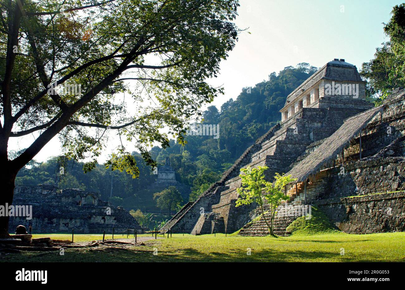 Temple of Inscriptions, Palenque, Chiapas, Mexico Stock Photo - Alamy