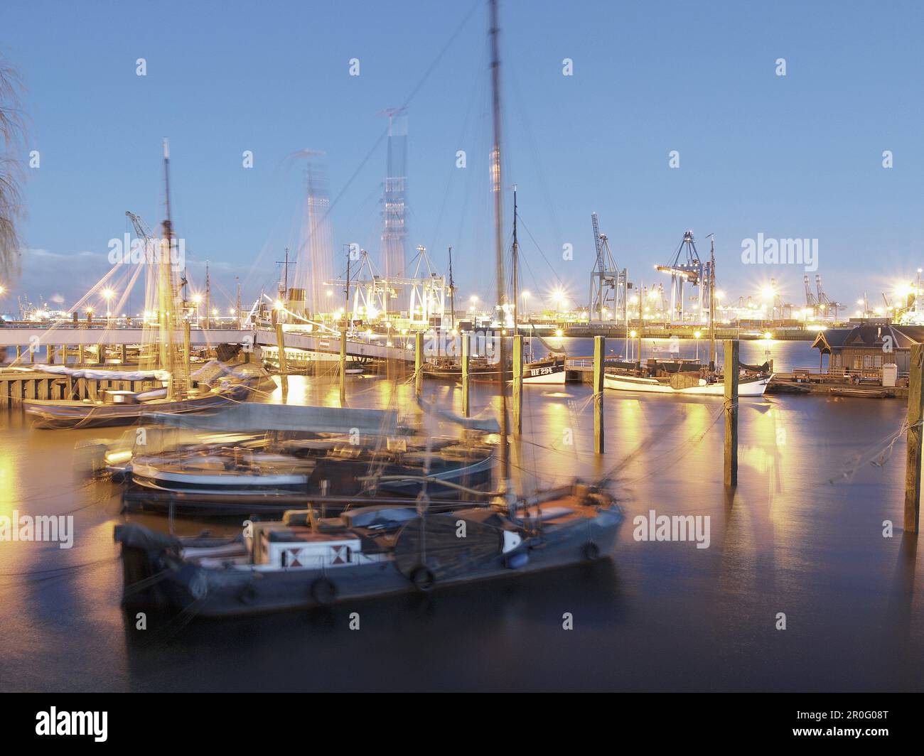 Harbor Museum at night, Hamburg, Germany Stock Photo - Alamy