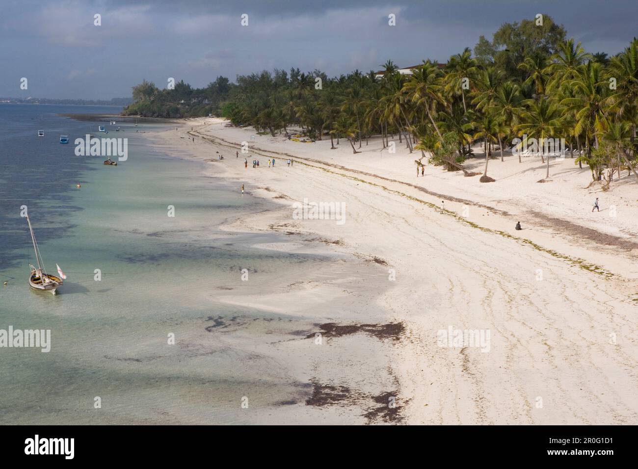 View at Shanzu Beach, Mombasa, Kenya, Africa Stock Photo - Alamy