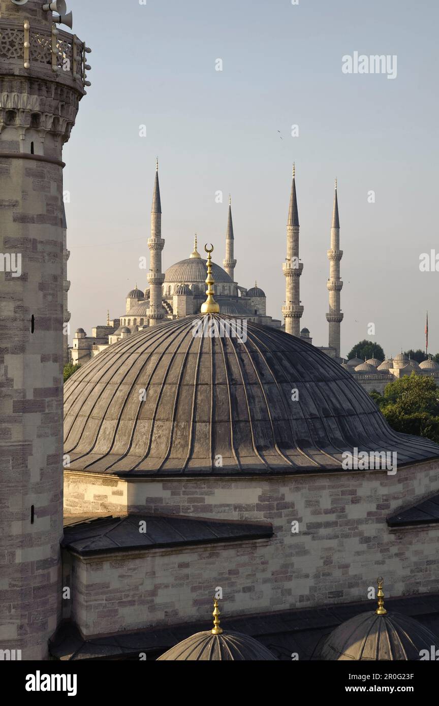 Blue Mosque, Sultan Ahmed Mosque, Sultanahmet Camii and Firuz Aga ...