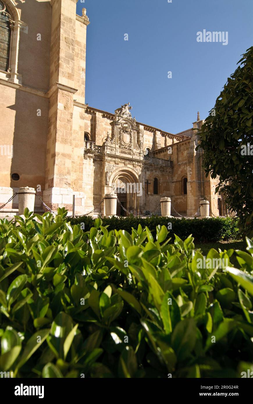 Basilica de San Isidoro, Leon, Castile and Leon, Spain Stock Photo - Alamy