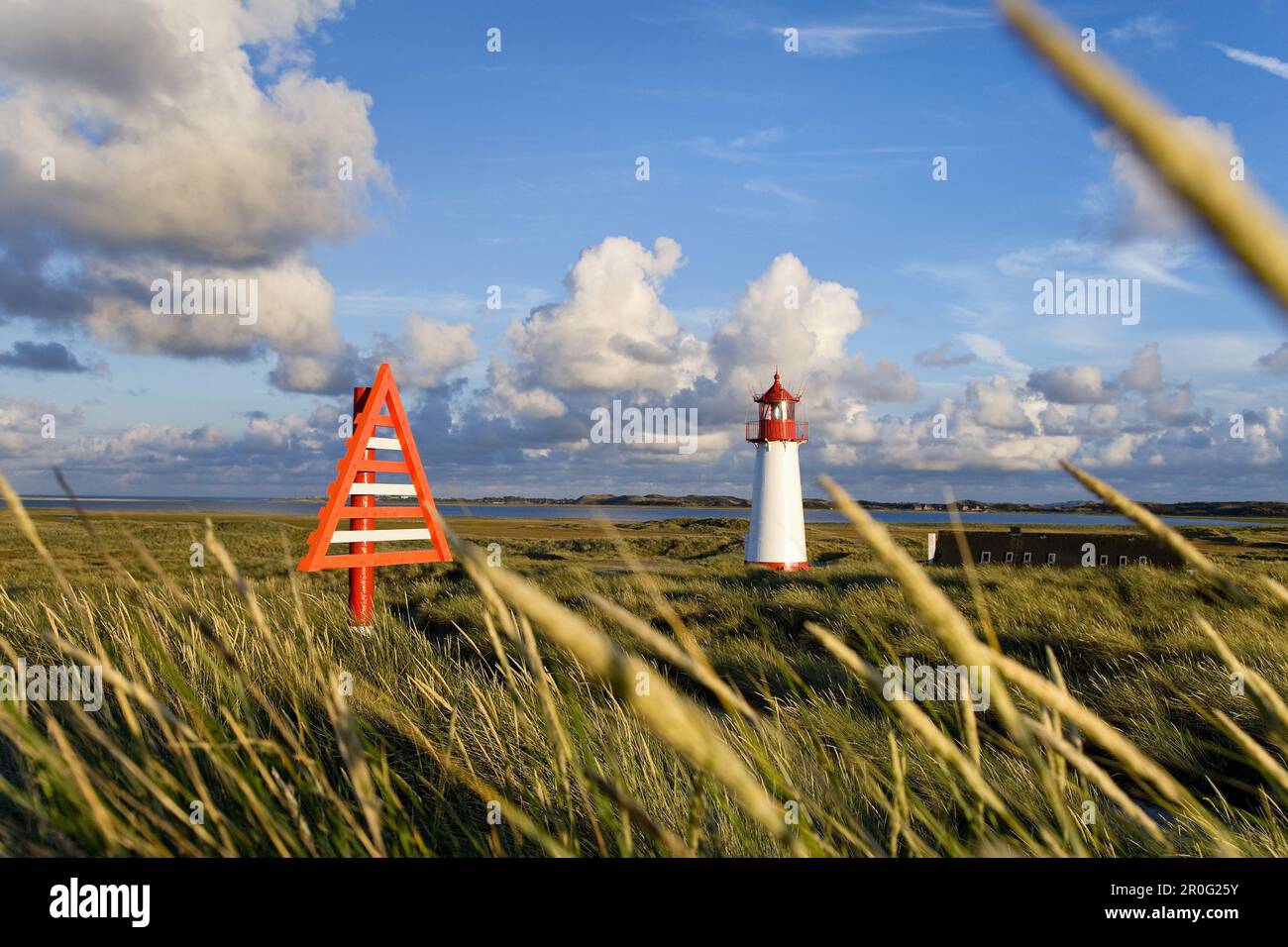 Lighthouse List West, Ellenbogen, Sylt island, Schleswig-Holstein ...