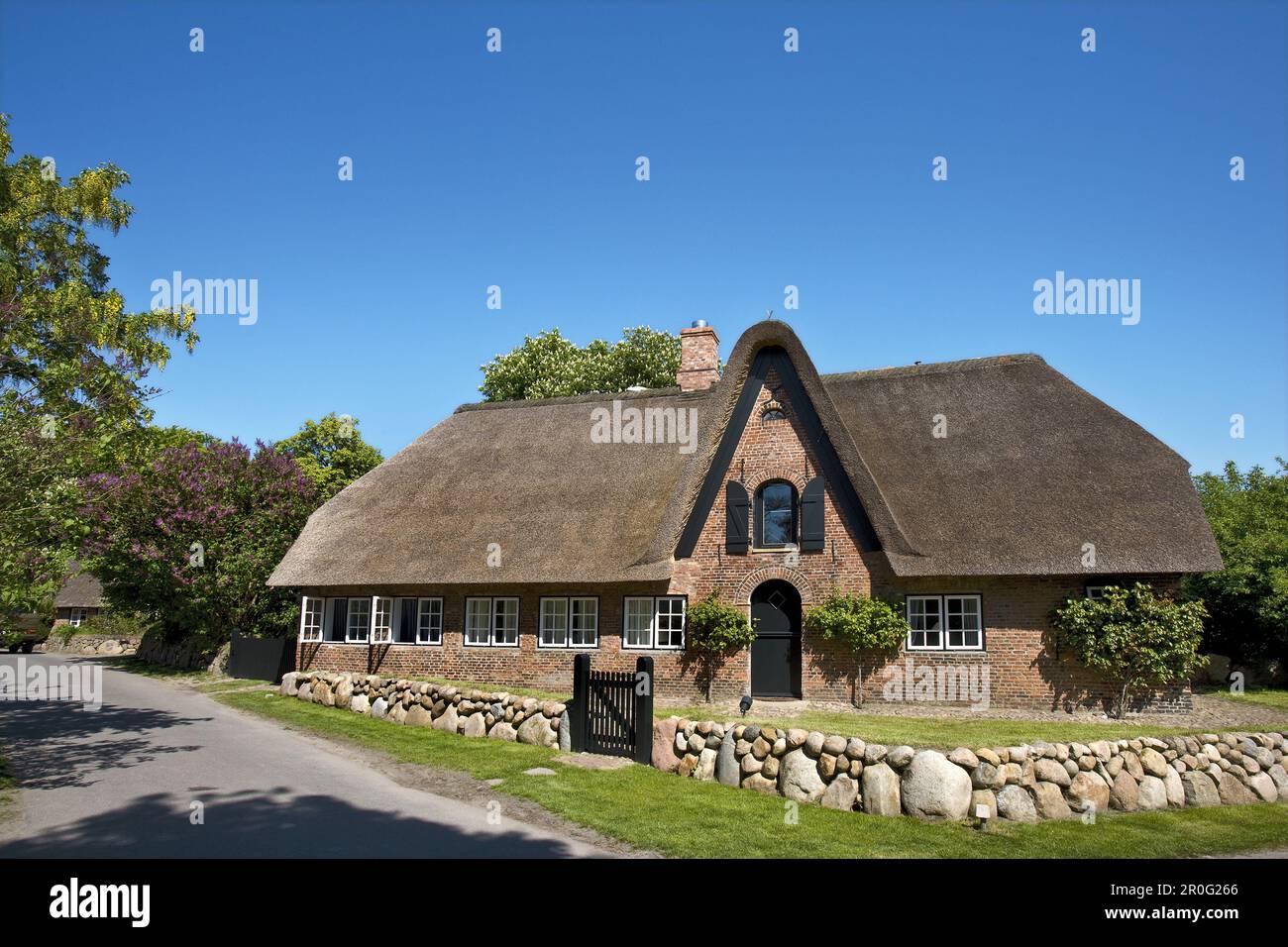 Thatched house, Keitum, Sylt Island, Schleswig-Holstein, Germany Stock ...