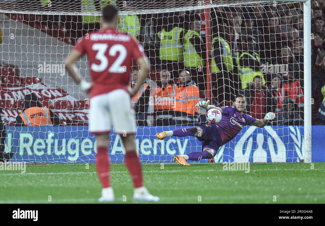 The City Ground, Nottingham, UK. 8th May, 2023. Premier League Football ...