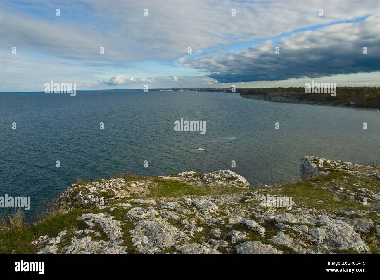 Coastal landscape near Visby, Gotland, Sweden, Scandinavia, Europe ...