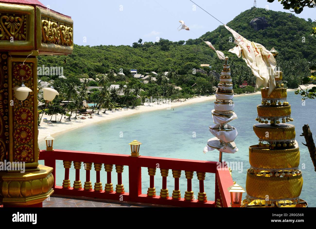 Pagoda, Hat Rin Nai Beach, Ko Phangan, Thailand Stock Photo - Alamy