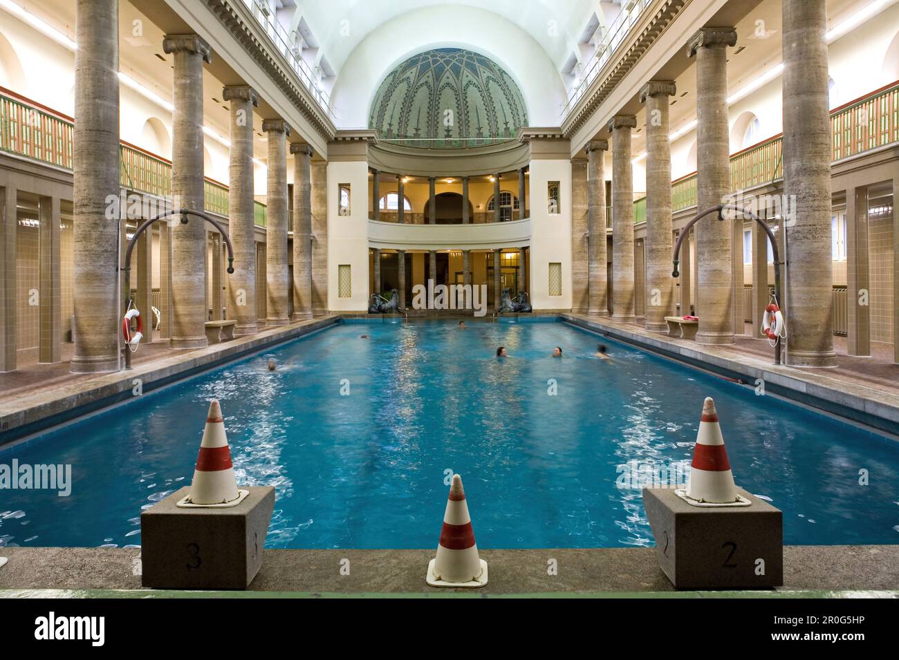 Stadtbad Neukölln, opened in 1914, Roman style baths, Berlin Stock ...